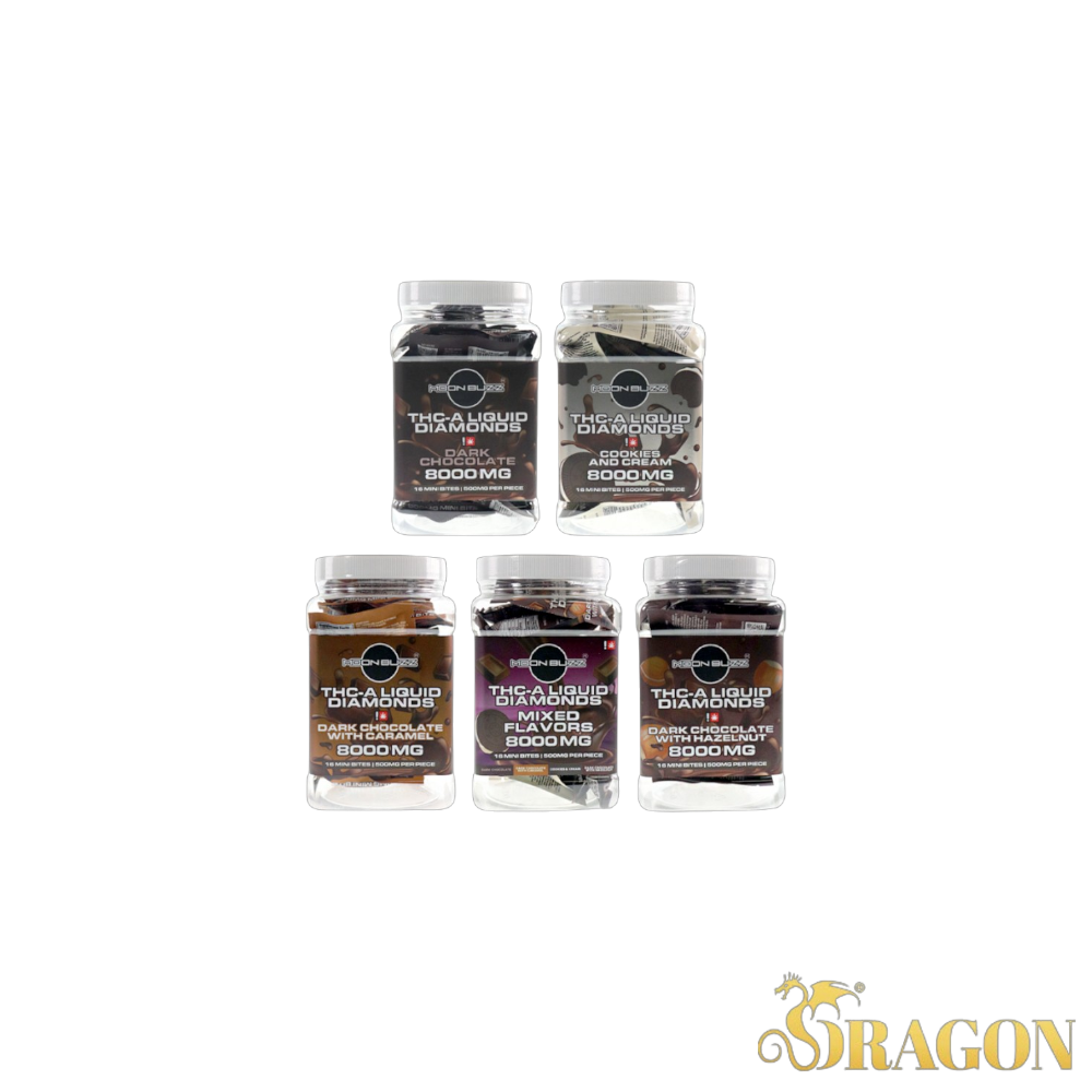 Shop Moon Buzz THCA Liquid Diamond Chocolate Bites Online – Vaping Trip